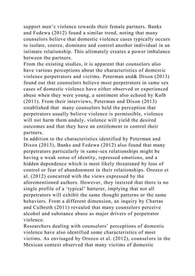 Running head LITERATURE REVIEW FIRST DRAFT .docx