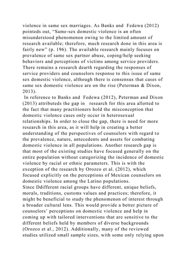 Running head LITERATURE REVIEW FIRST DRAFT .docx