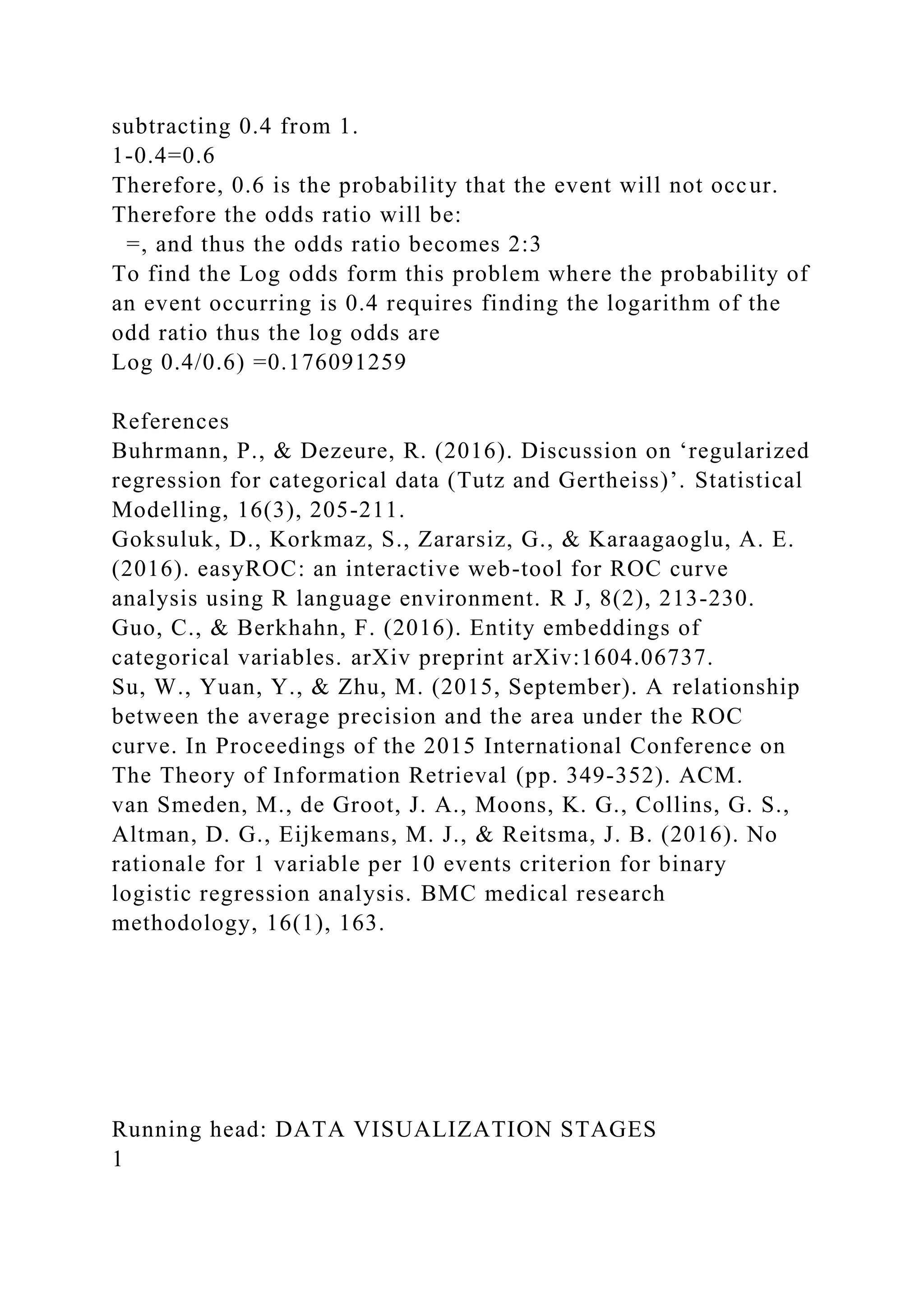 Running head LOGISTIC REGRESSION .docx