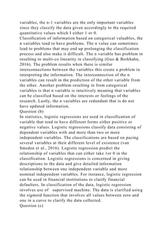 Running head LOGISTIC REGRESSION .docx