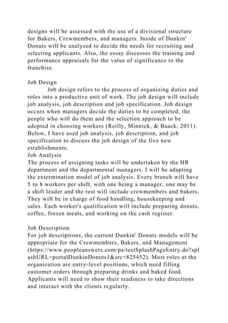 Running head MANAGING DONUT FRANCHISES1MANAGING DONUT FRANCHIS.docx