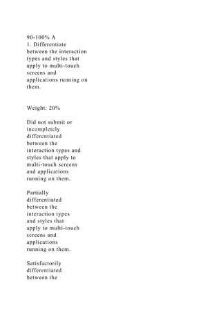 Running head MULTI-TOUCH SCREENS VS. MOUSE-DRIVEN SCREENS 1.docx