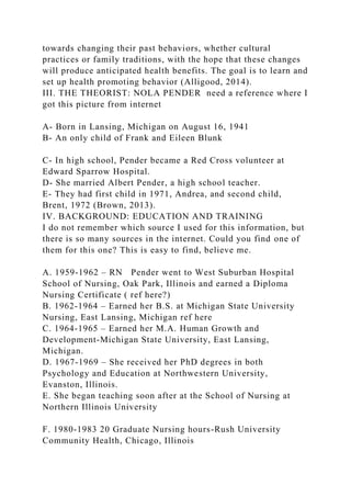 Running head Nola Pender Health Promotion Model 1Nola Pend.docx