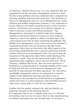 Running head OPERATIONAL PLAN1Operational Plan 3.docx