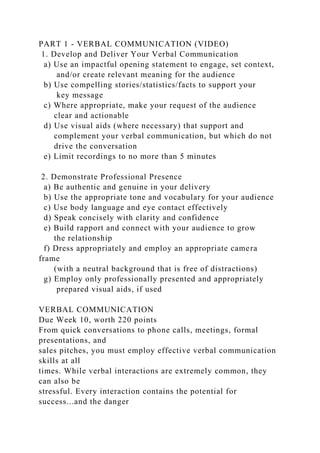 Running head PART 2-REFLECTION AND FEEDBACK .docx