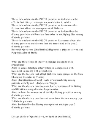 Running head PICOT STATEMENT1PICOT STATEMENT2Picot .docx