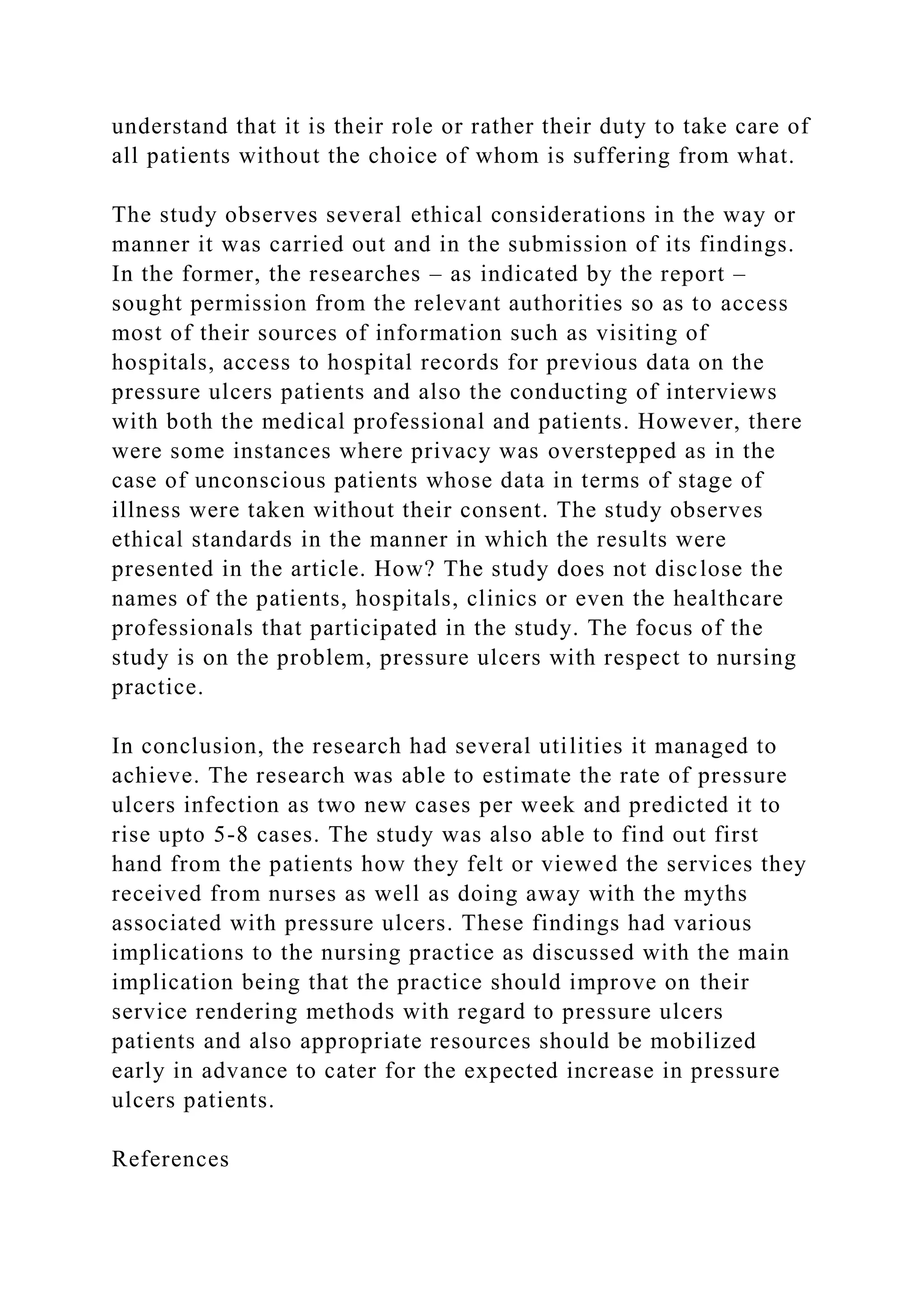 Running Head PICOT STATEMENT ON PRESSURE ULCERS1PICOT STA.docx