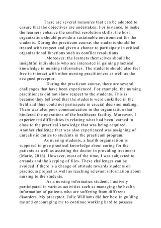 Running Head PRACTICUM PROFESSIONAL EXPERIENCE .docx