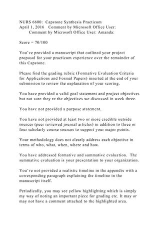 Running Head PRACTICUM PROFESSIONAL EXPERIENCE .docx