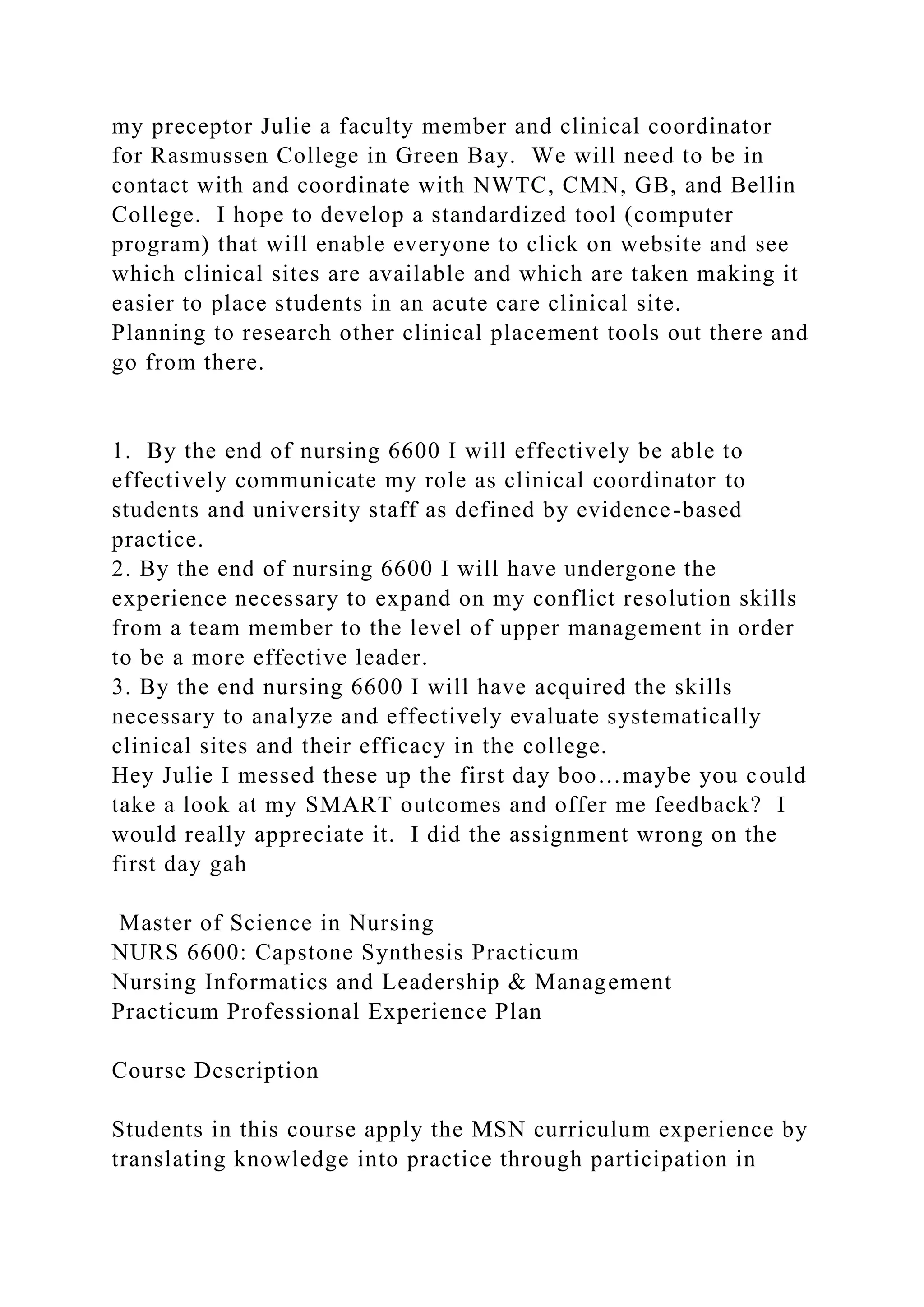 Running Head PRACTICUM PROJECT PLAN1PRACTICUM PROJECT PLAN.docx