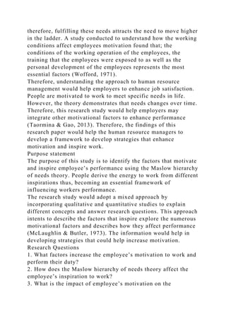 Running head PROBLEM STATEMENT AND RESEARCH QUESTIONS 1PROB.docx | Human Resources | Business