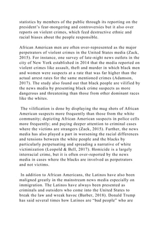 Running head RACE AND CRIME .docx