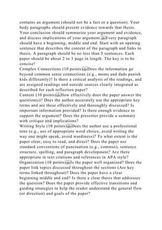 Running head REFLECTION PAPER # 1 1 R.docx