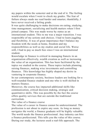 Running Head REFLECTIVE ESSAY .docx