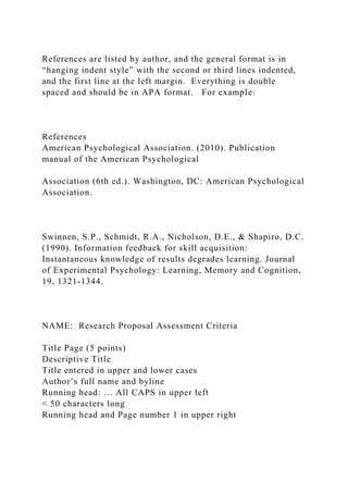 Running head RESEARCH PROPOSALTitleNameLake.docx