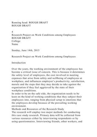 Running head ROUGH DRAFTROUGH DRAFT 4Research Project.docx