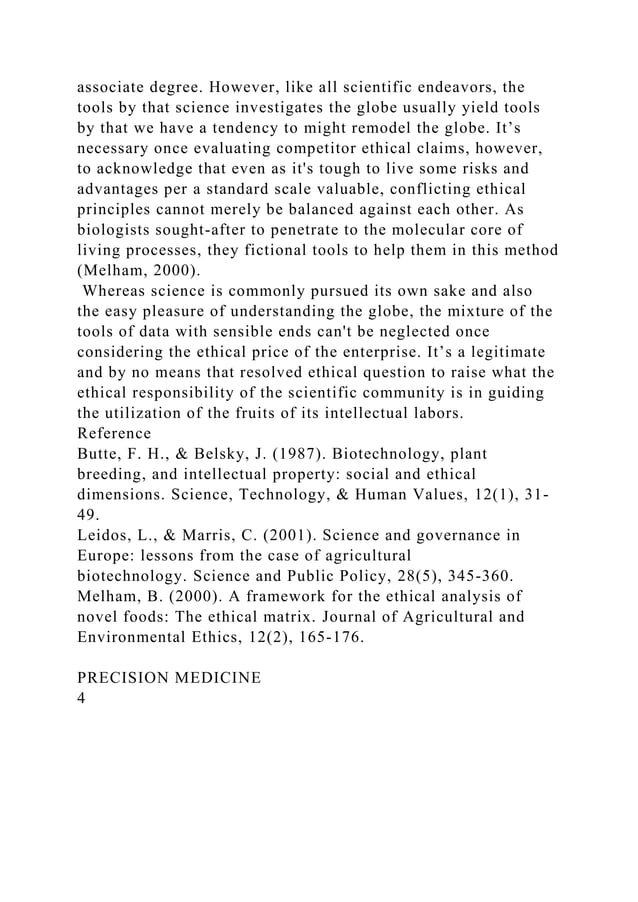 Running head SOCIAL AND ETHICAL IMPLICATION OF BIOTECHNOLOGY .docx