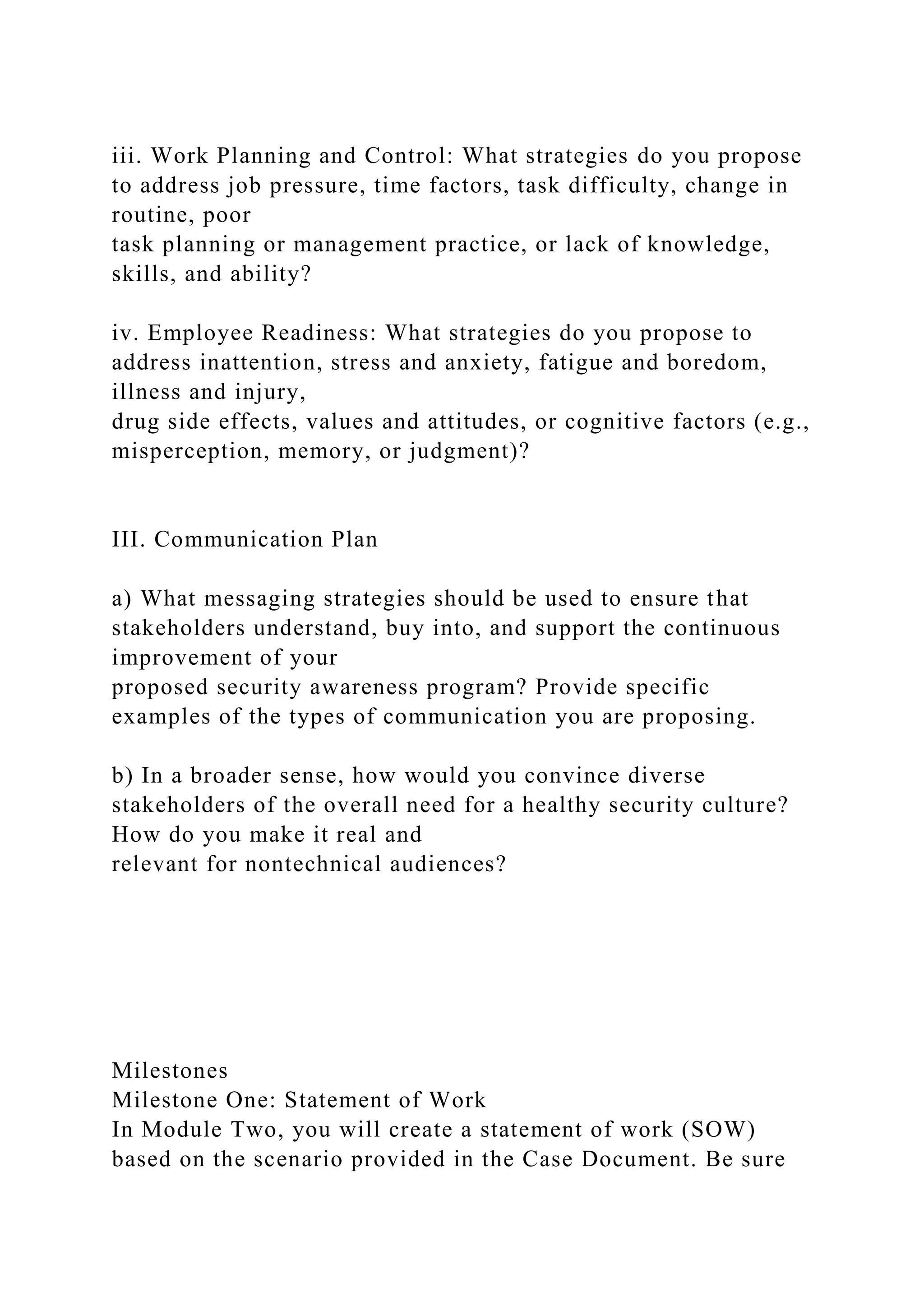 Running Head STATEMENT OF WORKSTATEMENT OF WORK .docx | Computer Networking | Computing