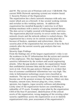 Running Head STATEMENT OF WORKSTATEMENT OF WORK .docx | Computer Networking | Computing