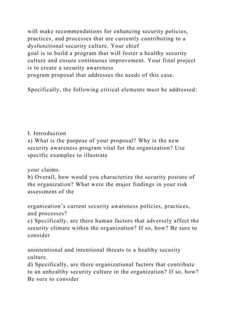 Running Head STATEMENT OF WORKSTATEMENT OF WORK .docx | Computer Networking | Computing