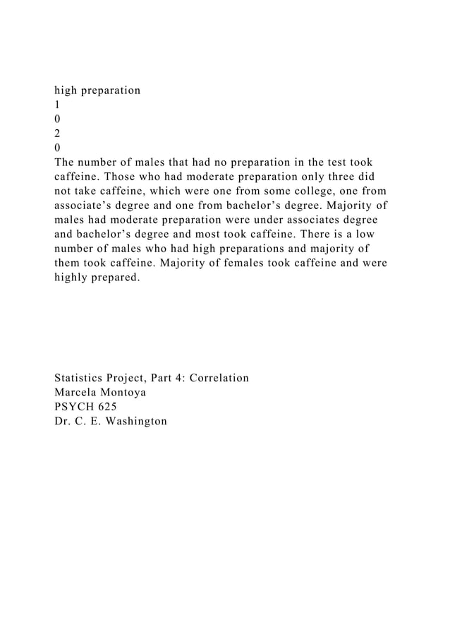 Running head Statistics Project, Part 2 Descriptive Statistics.docx