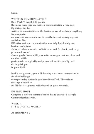 Running Head STRATEGIC COMMUNICATIONS PLAN 111Running.docx