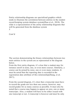 Running Head STUDENT RECORD KEEPING SYSTEM DATABASE PROJECT 1.docx ...