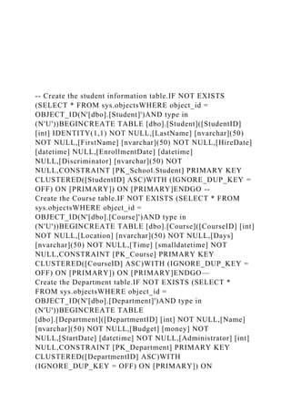 Running Head STUDENT RECORD KEEPING SYSTEM DATABASE PROJECT 1.docx ...