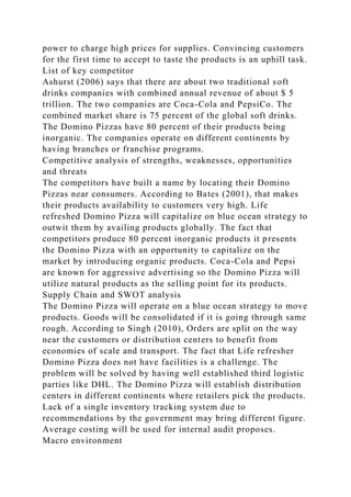 Running head SWOT ANALYSIS .docx