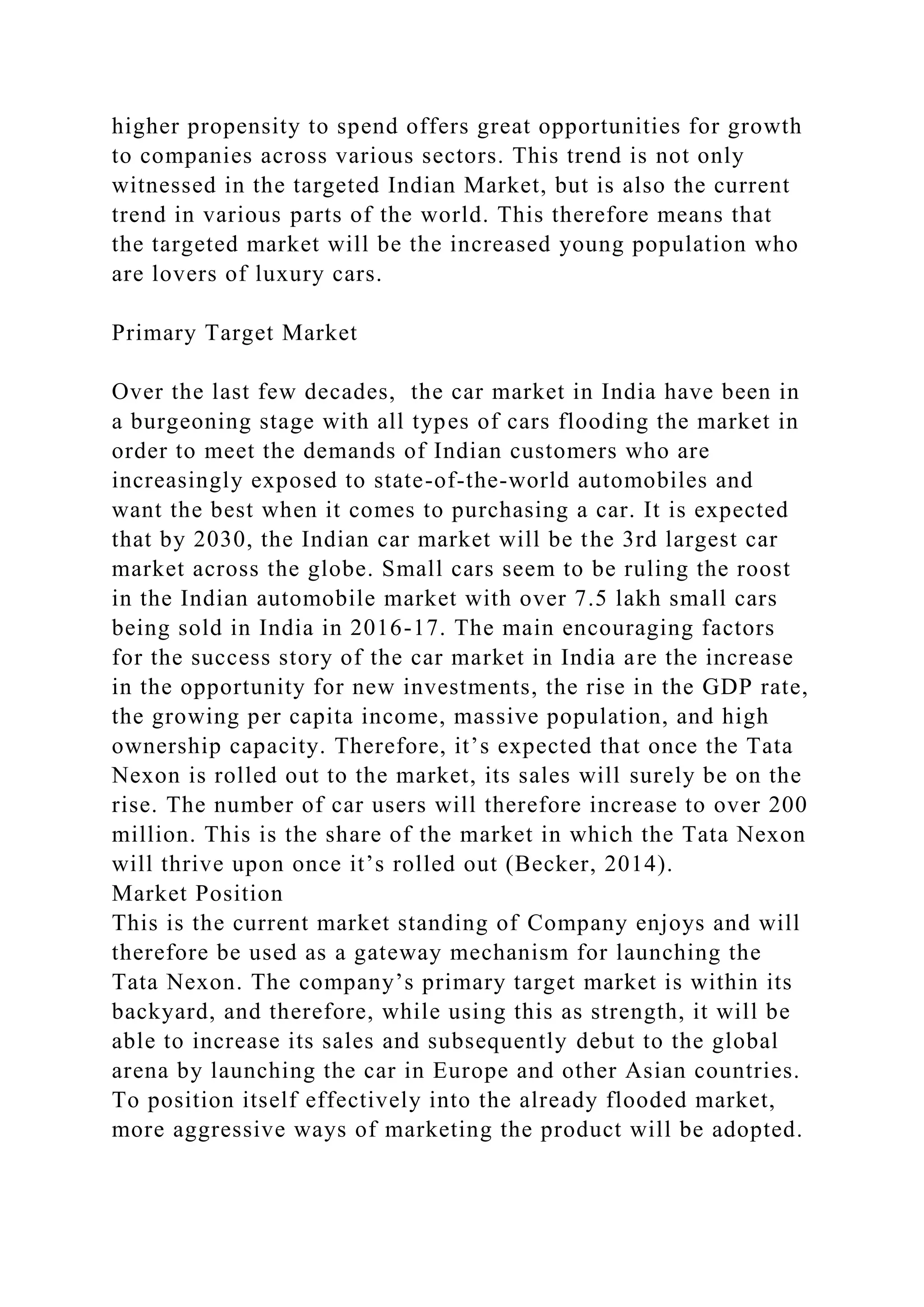 Running head SWOT ANALYSIS FOR TATA MOTORS1SWOT ANALYSIS FO.docx