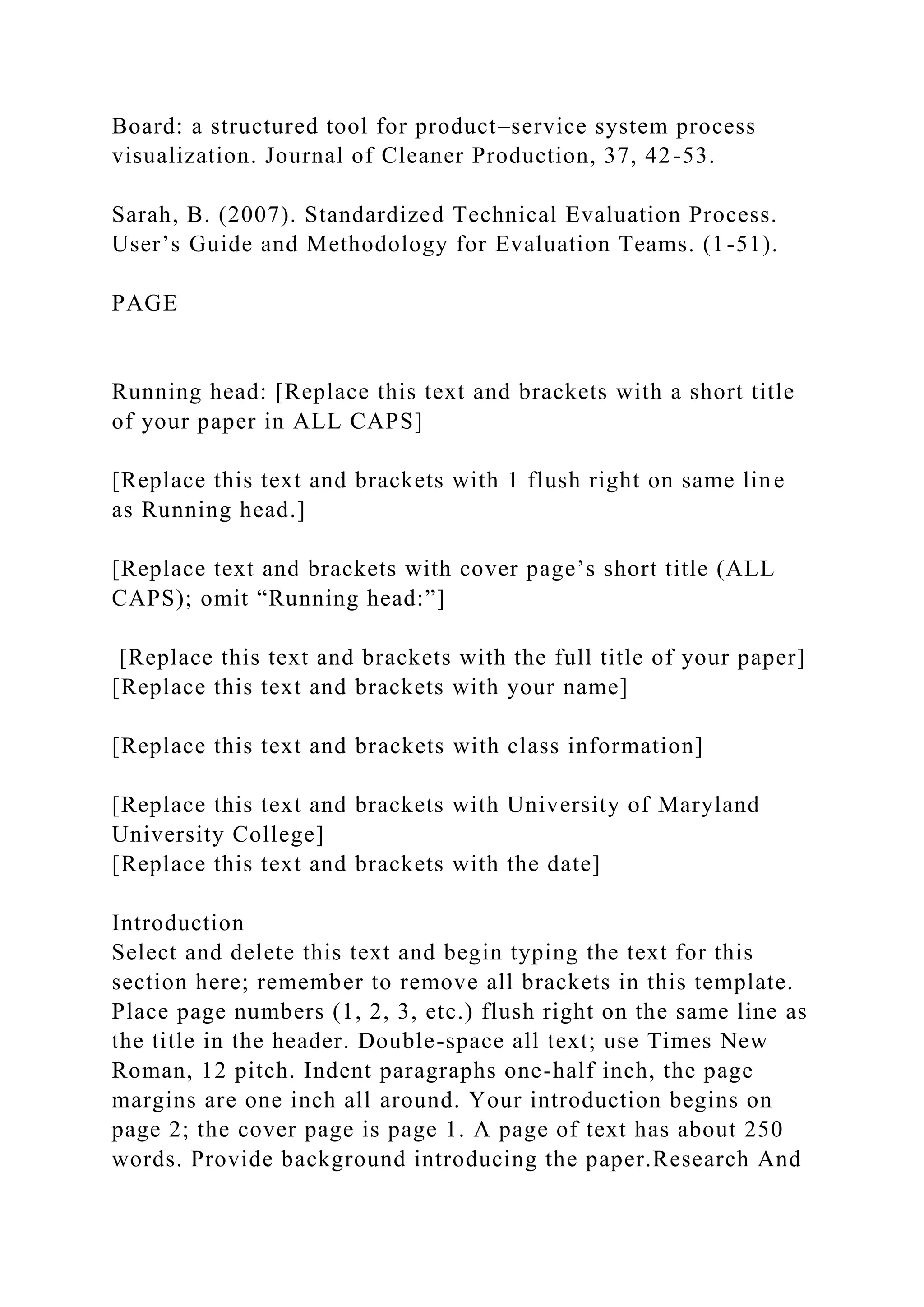 Running head TECHNOLOGY EVALUATION .docx