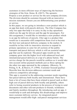 Running Head UBER TECHNOLOGY2Student NamePro.docx