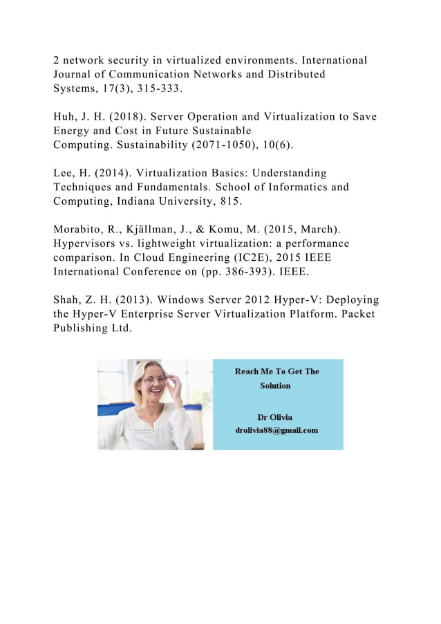 Running Head VIRTUALIZATION 1VIRTUALIZATION 1Virt.docx