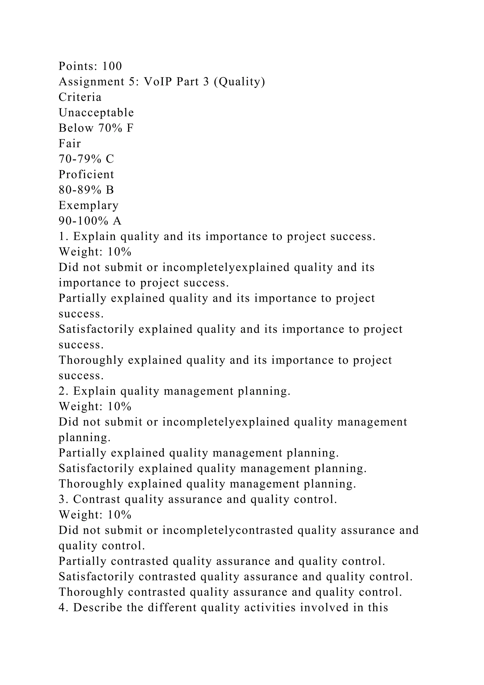 Running head VOIP WORK BREAKDOWN STRUCTURE 1VOIP WORK BRE.docx