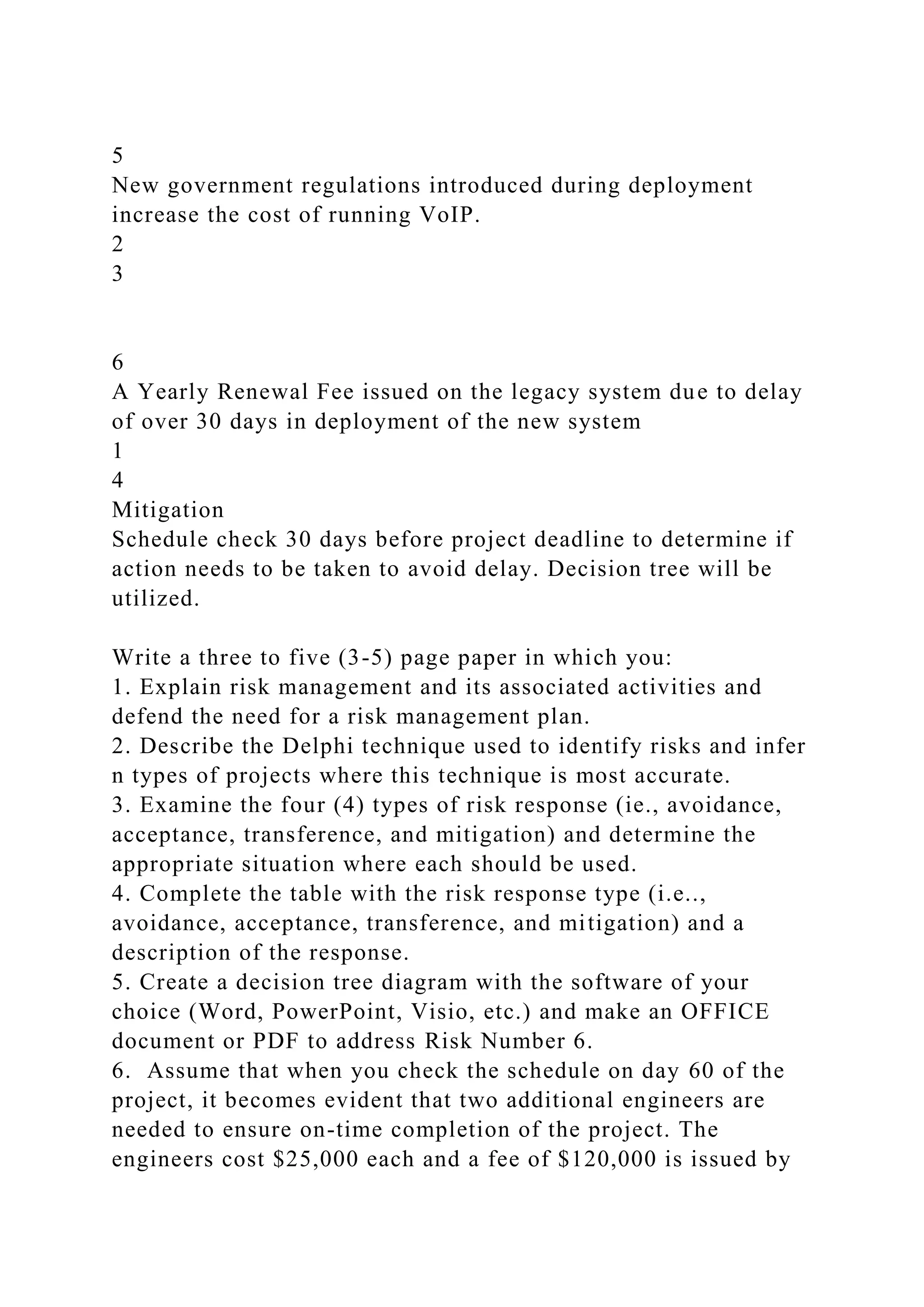 Running head VOIP WORK BREAKDOWN STRUCTURE 1VOIP WORK BRE.docx