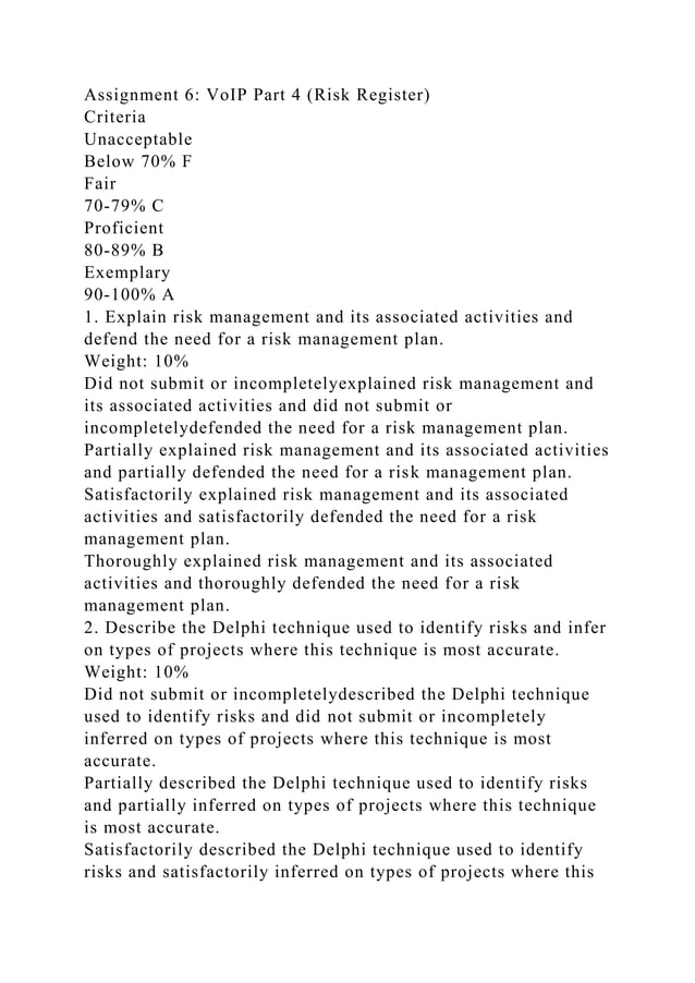 Running head VOIP WORK BREAKDOWN STRUCTURE 1VOIP WORK BRE.docx