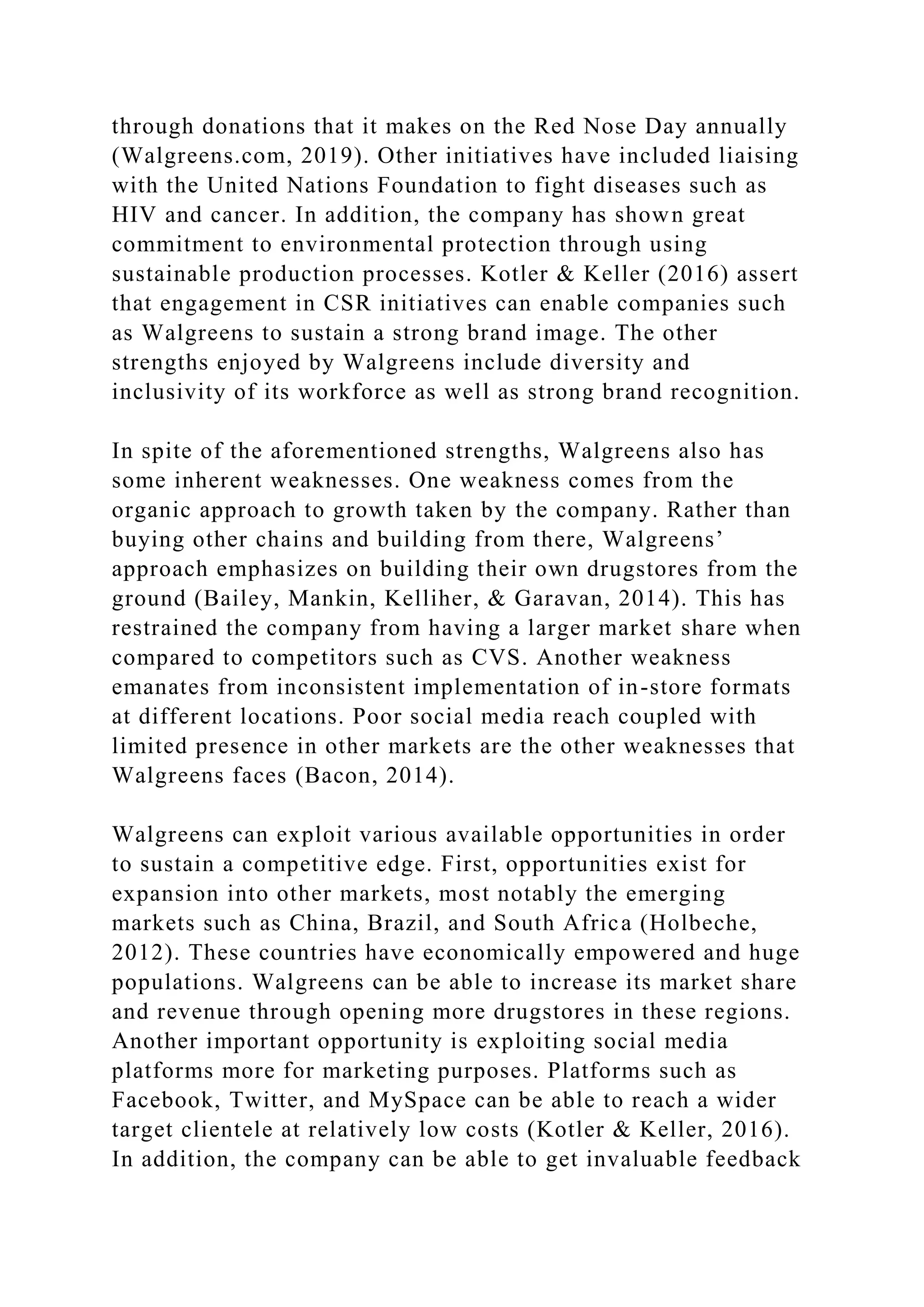 Running head WALGREENS STRATEGIC HRM PLAN .docx