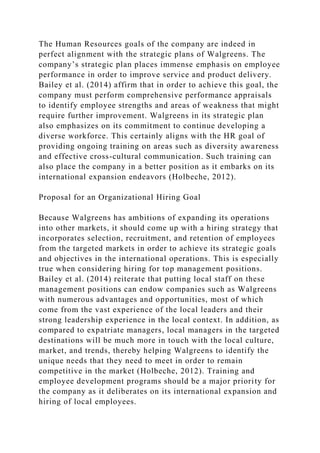 Running head WALGREENS STRATEGIC HRM PLAN .docx