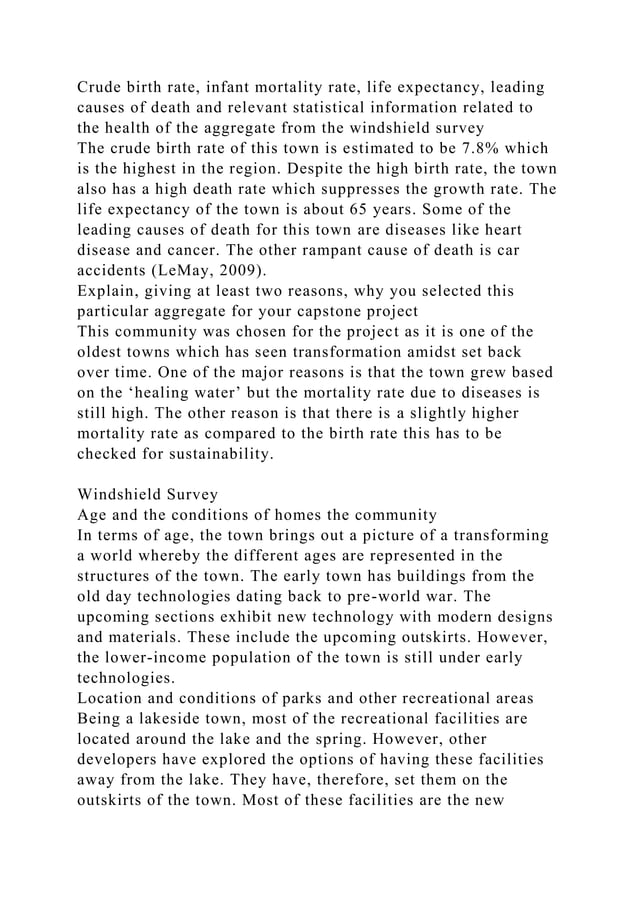 Running head WINDSHIELD SURVEY .docx