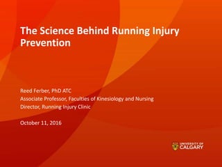 The race to prevent running injuries | PPTX
