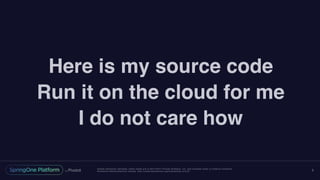 Running Java Applications on Cloud Foundry | PPT
