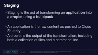 Running Java Applications on Cloud Foundry | PPT