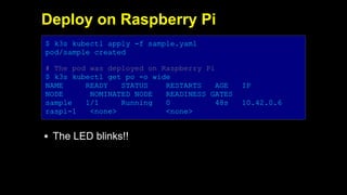Running k3s on raspberry pi | PPT