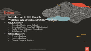 Running Kubernetes Workloads on Oracle Cloud Infrastructure | PPT