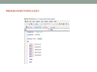 Percobaan Running LED berbasis ATMEGA16 | PPT