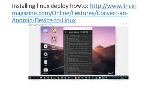 Running linux on android in virtual box | PPTX | Operating Systems ...