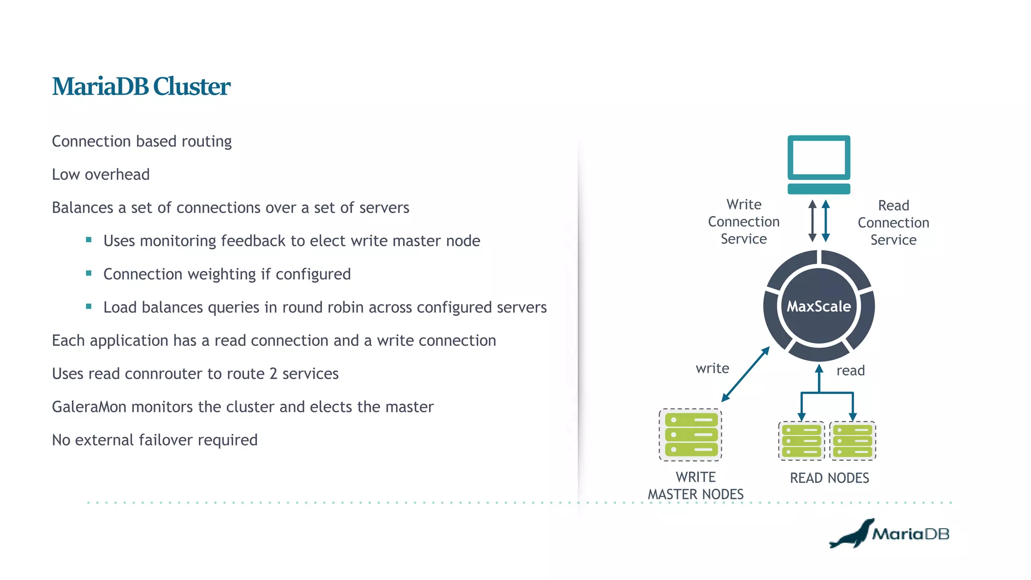 Running MariaDB in multiple data centers | PPT