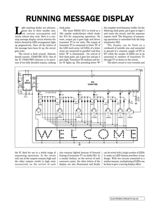 Running message display | PDF
