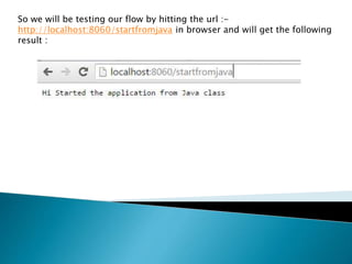 Running mule from java | PPT