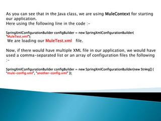 Running mule from java | PPT